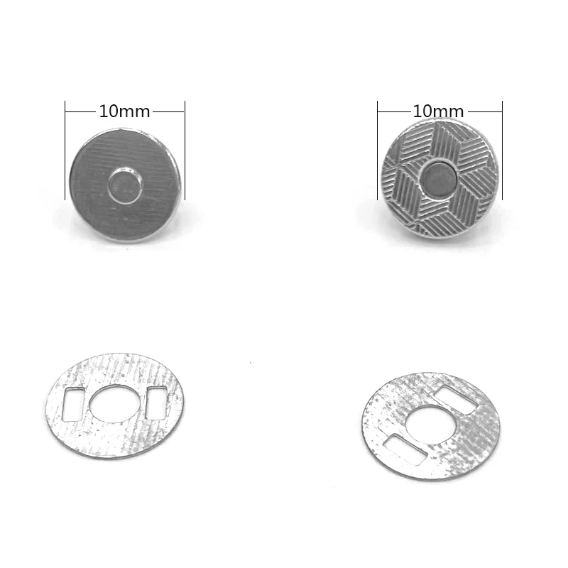 10 Mm Wallet Button 10 Sets Bags Buttons Metal Snaps Environmental ...