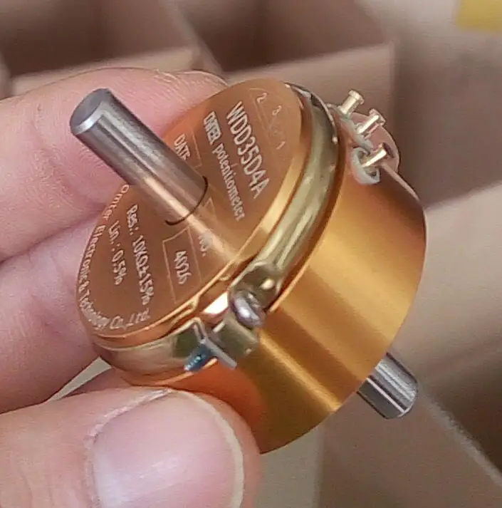 Wdd35d4a Double Shaft Pots Precision Conductive Plastic Potentiometer ...