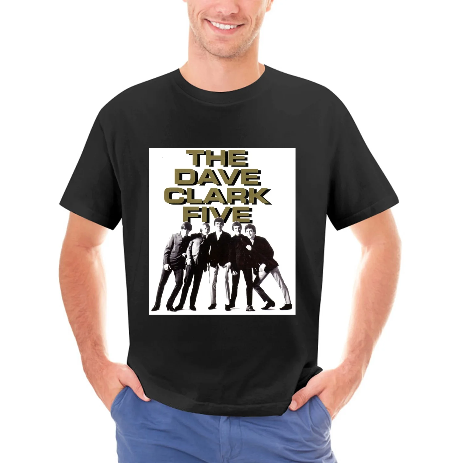 The-Dave-Clark-Five-pop-rock-Glad-All-Over-Hermans-Hermits-T-shirt-S-M ...