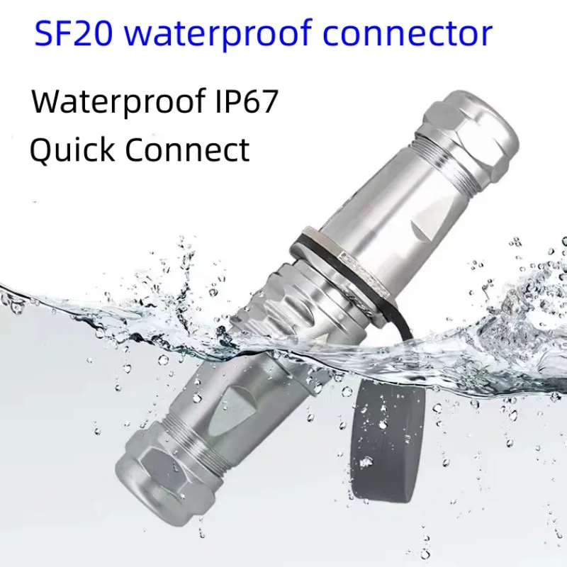 Quick-Pull-Self-locking-Waterproof-Connector-SF20-20A-500V-IP67-Led ...