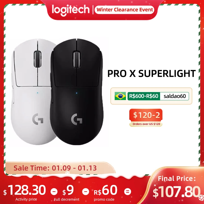 Logitech gpro x superlight gaming mouse gpw 2nd generation hero 25k ...