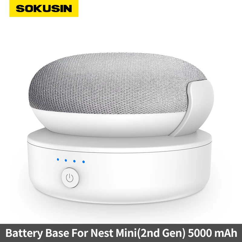 Base-de-bater-a-para-Google-Nest-Mini-cargador-de-segunda-generaci-n ...