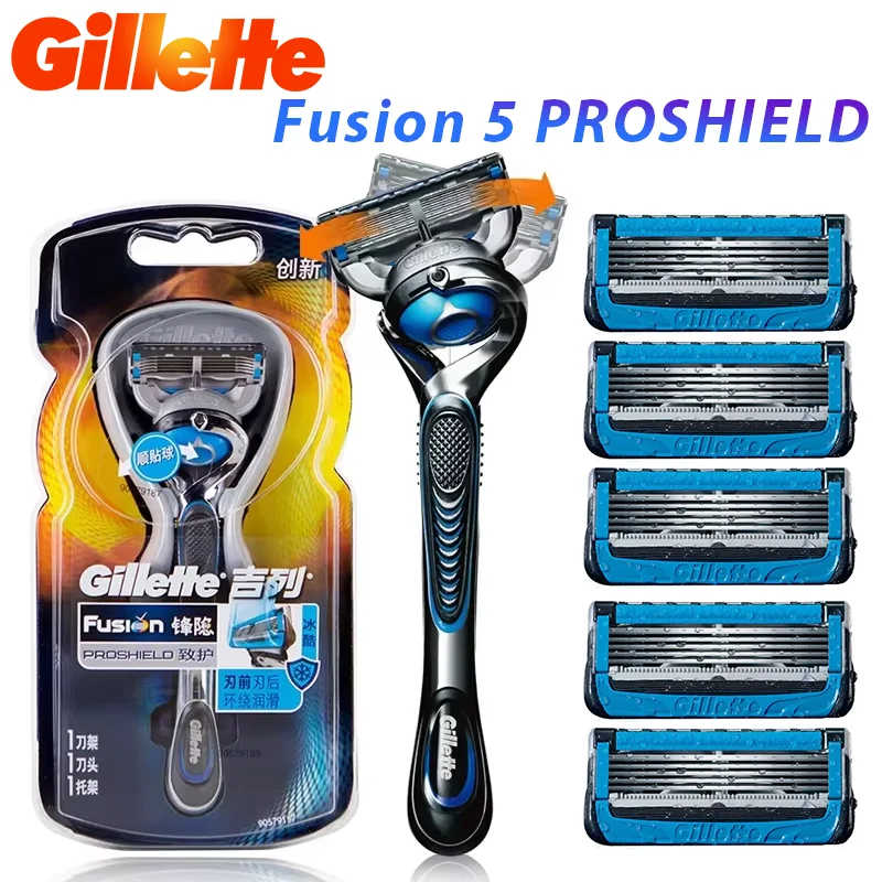 Gillette Fusion 5 ProShield Razor Gillette Men's Shaver Set 5-layer ...