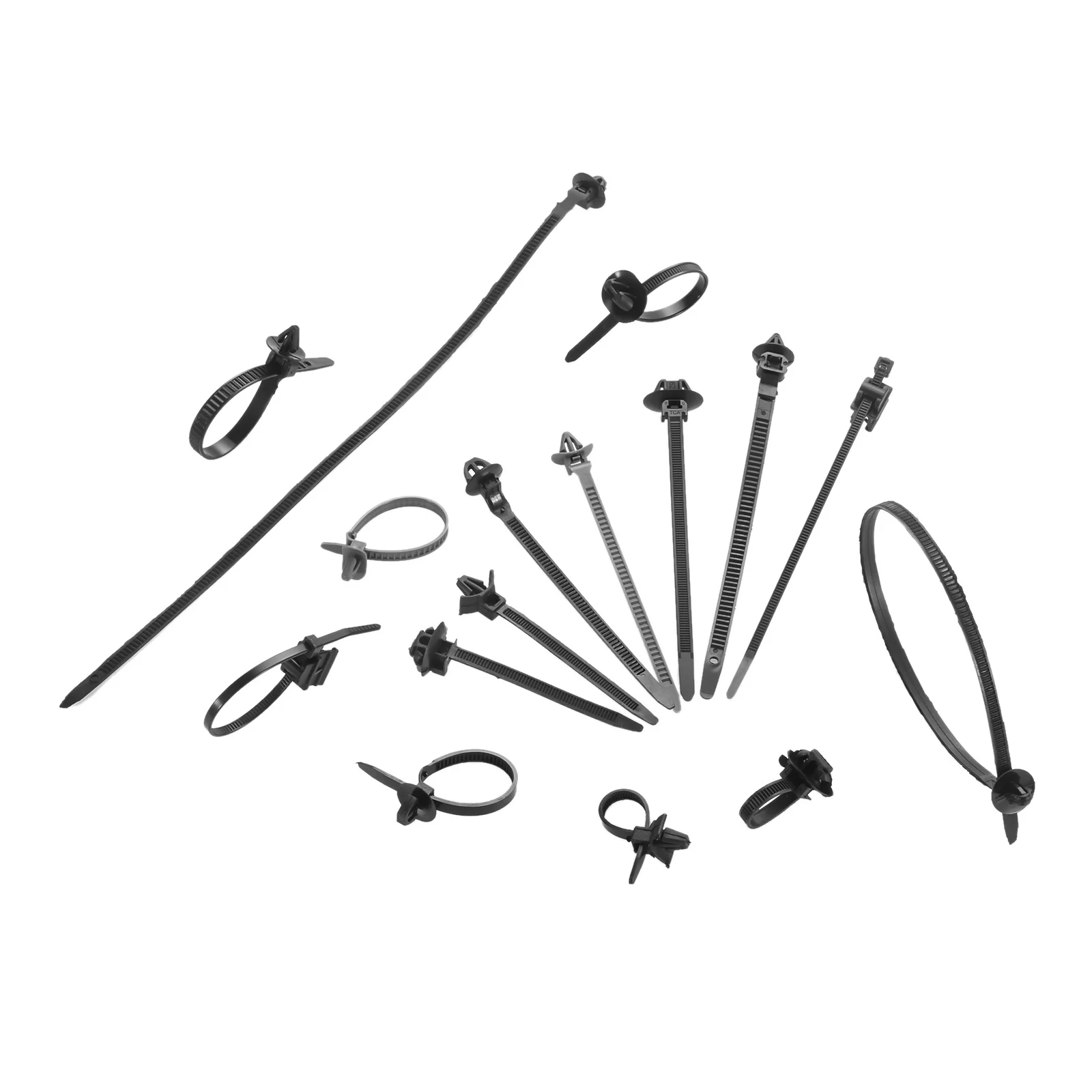 30pcs-Car-Cable-Wire-Zip-Ties-Self-Locking-Cable-Fixed-Push-Mount ...