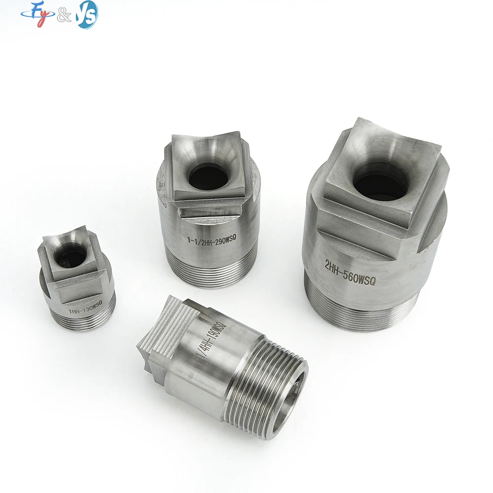 Wide-Angle Stainless Steel HH-WSQ Square Spray Nozzle Full Cone Water ...