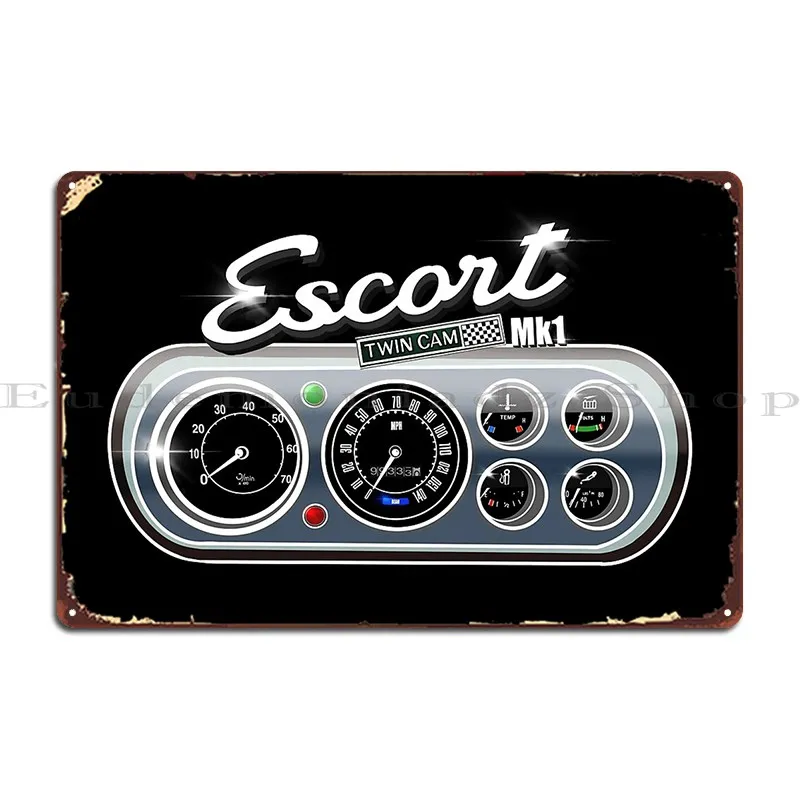 The-Legendary-Mk1-Escort-Twin-Cam-Motor-Car-Metal-Sign-Create-Designs ...