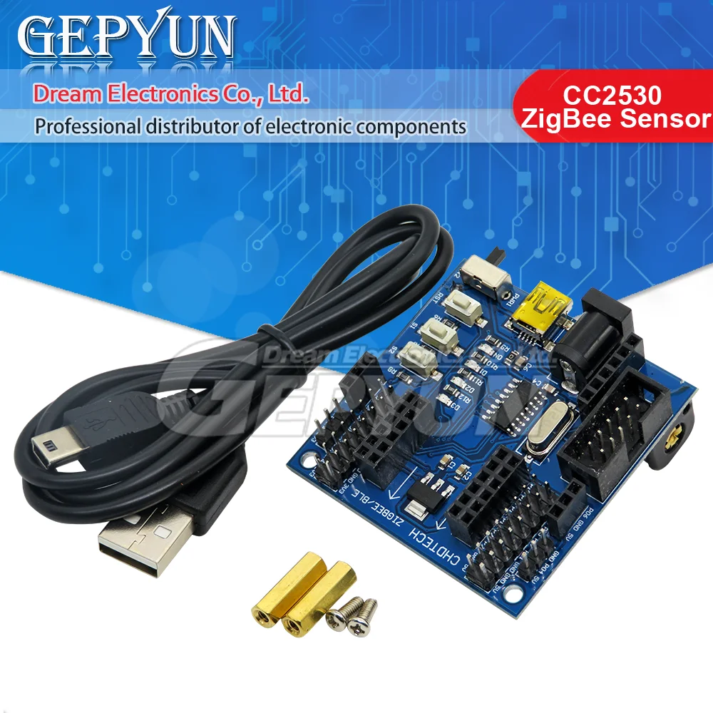 CC2530-ZigBee-Sensor-Node-Baseboard-Functional-Module-Expansion-Board-USB-Port-24MHz-256KB-for ...