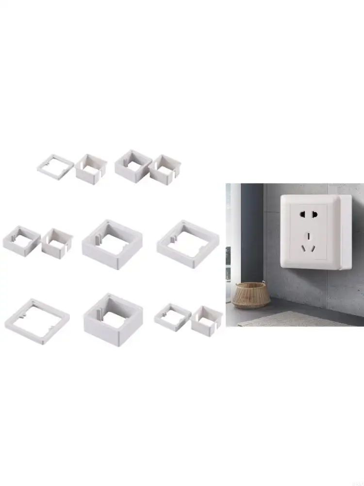 Electrical Outlet Box Extender with Screws for Living Room School ...