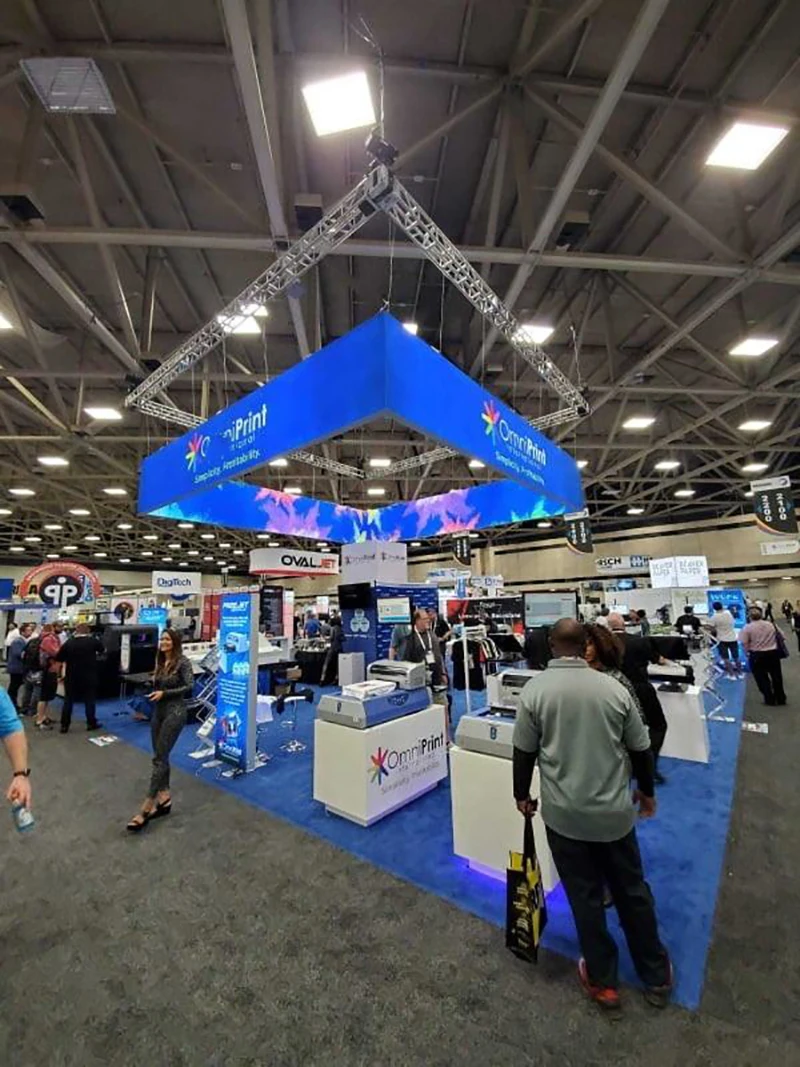 Overhead-Circle-Hanging-Sign-for-Trade-Show-Ceiling-Hanging-Banner-for ...