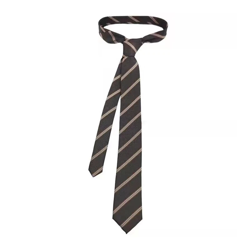 Bow Necktie Uniform Ties For Men Decorative Long Skinny Tie Casual All ...