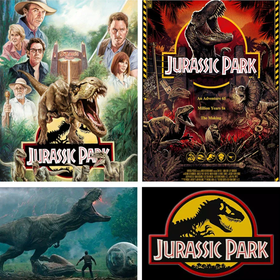 Diamond Painting Jurassic World Fallen Kingdom 5D DIY Diamond Mosaic ...