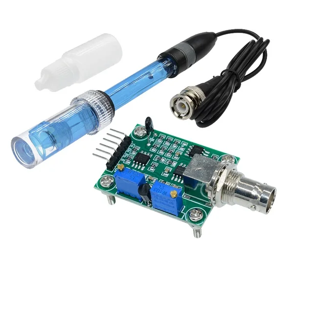Folyékony Ph 0 14 Értékdetektáló Szabályozó Érzékelő Modul Megfigyelő Vezérlőtábla Mérő Tesztelő