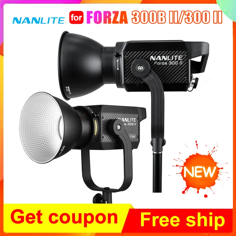 New-Nanlite-for-Forza-300B-II-Bi-Color-300-II-Daylight-LED-Monolight ...