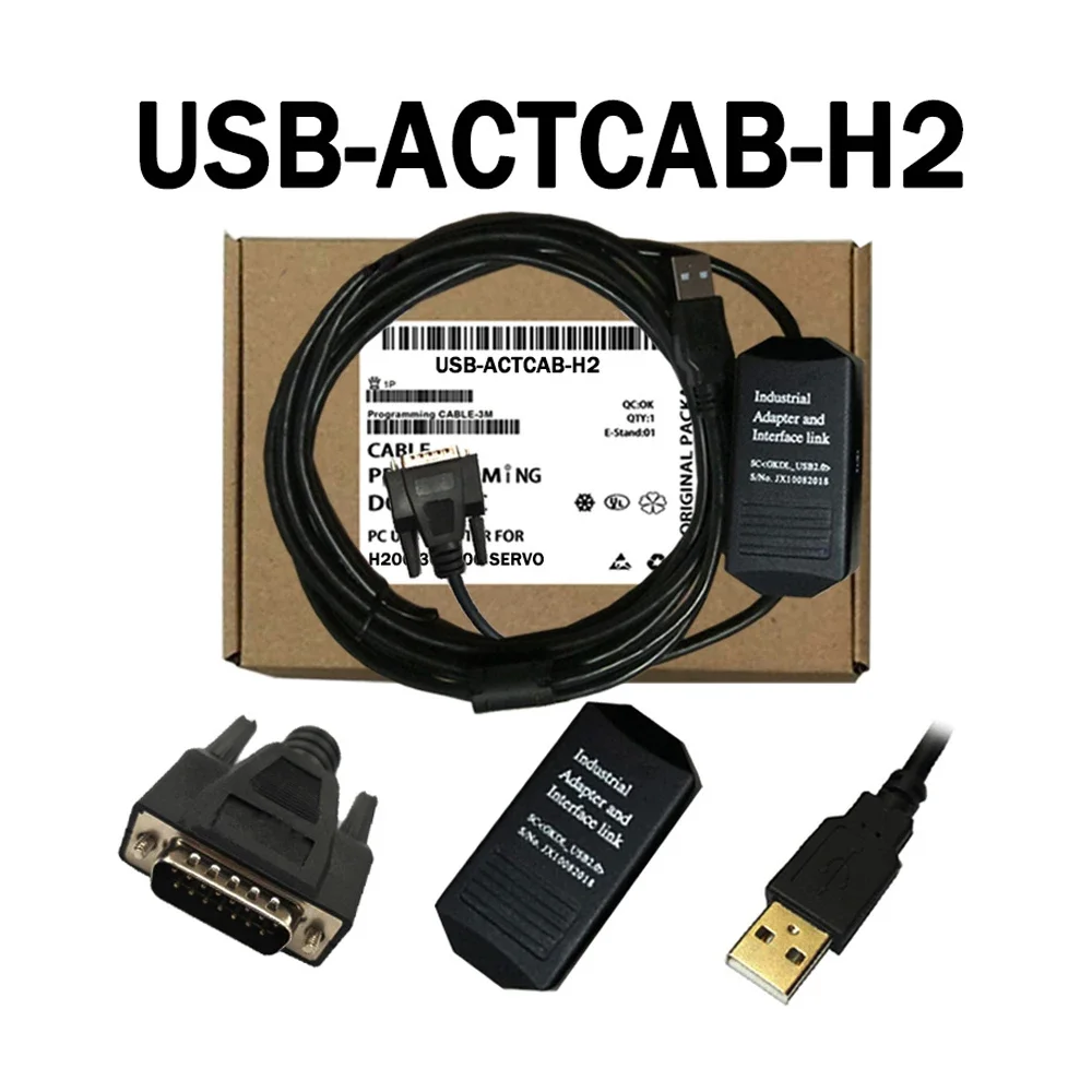 USB-ACTCAB-H2-PLC-Programming-Cable-for-Hitachi-H200-3-700-Series ...