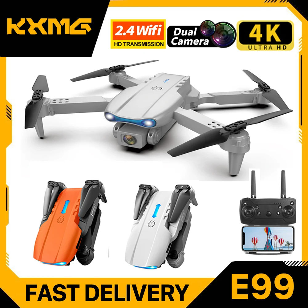 2023 NEW E99 Pro Professional Camera 4K FPV RC Mini Drone With WiFi ...