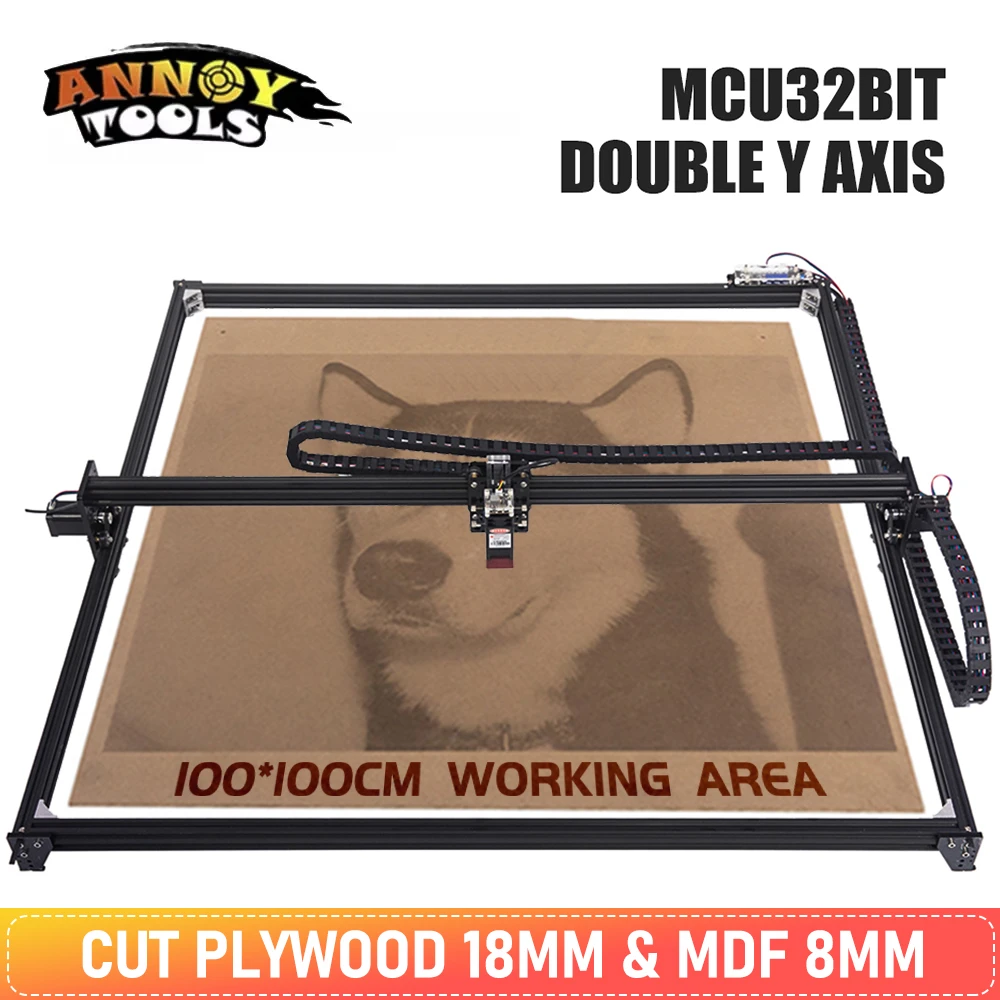 40W Laser Engraver,Laser Cutter,100cm*100cm Working Area Laser Engrave ...