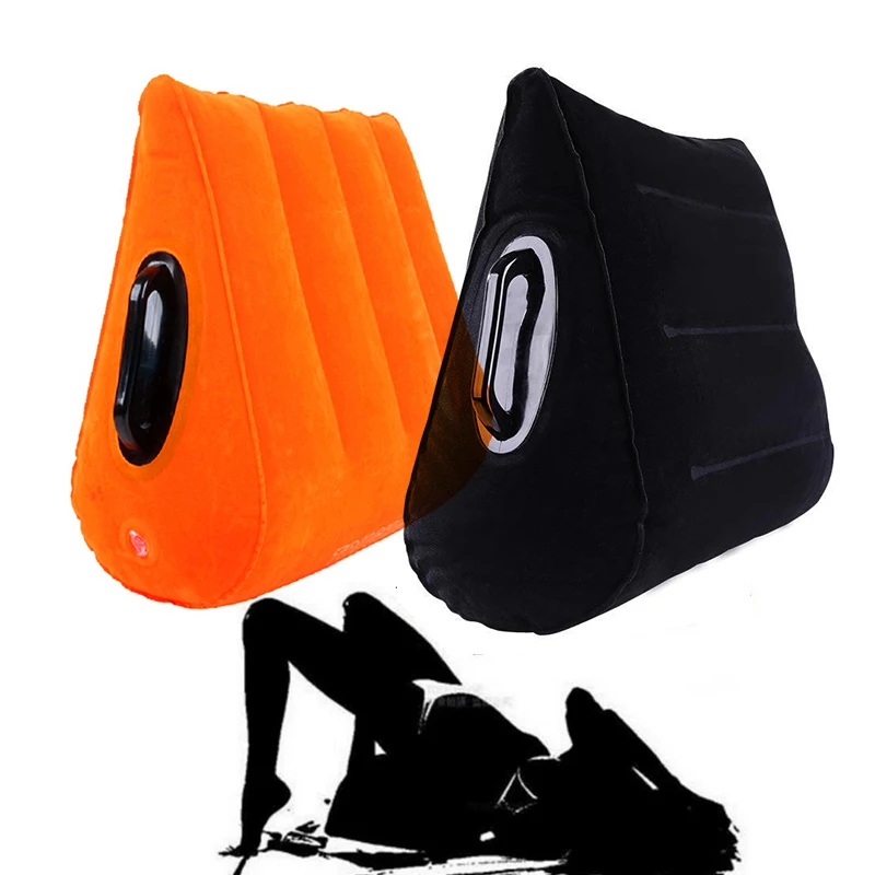 Soft Inflatable Sex Pillow Toys Handle Love Erotic BDSM Couples Cushion Sexual Adults Furnitures ...