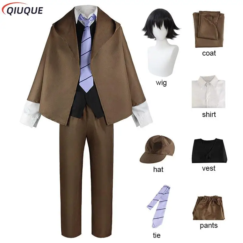 Edogawa-Rampo-Cosplay-Costume-with-Hat-Anime-BSD-Cosplay-Wig-Women-Men ...