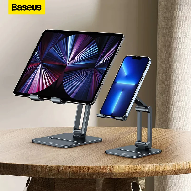 Baseus Phone Holder Desk Stand for cellphone Tablet Foldable Holder ...