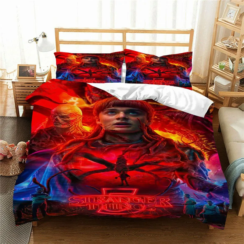 Thriller-Movie-Stranger-Things-Bedding-Set-Halloween-Single-Twin-King ...