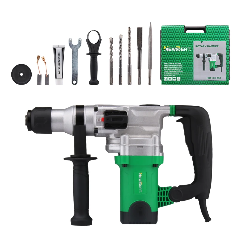 NewBeat-Corded-Rotary-Hammer-Drills-50-60Hz-1050W-26mm-SDS-Plus-Chuck ...