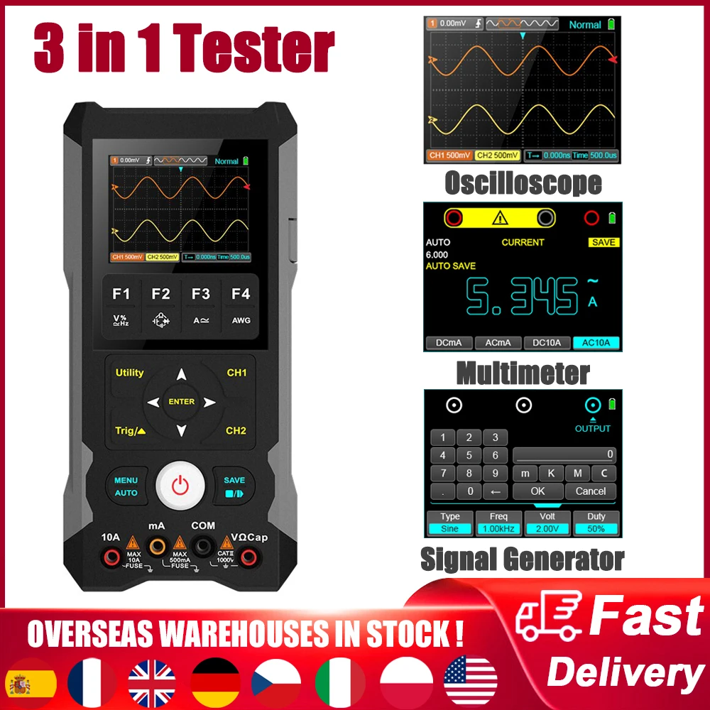 Digital Oscilloscope Signal Generator | Oscilloscope Function Generator ...