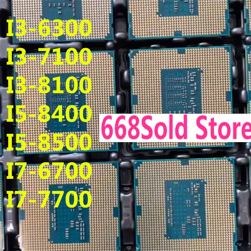 CPU I3-6300 7100 8100 6098P I5-8400 8500 I7-6700 7700 T