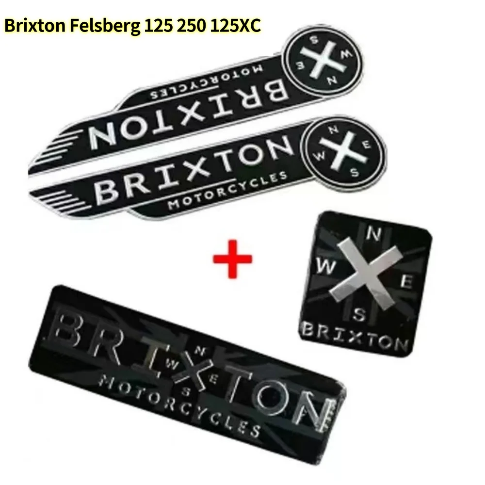 New-Motorcycle-Brixton-Felsberg-125-250-125Xc-Accessories-Decal-Emblem ...