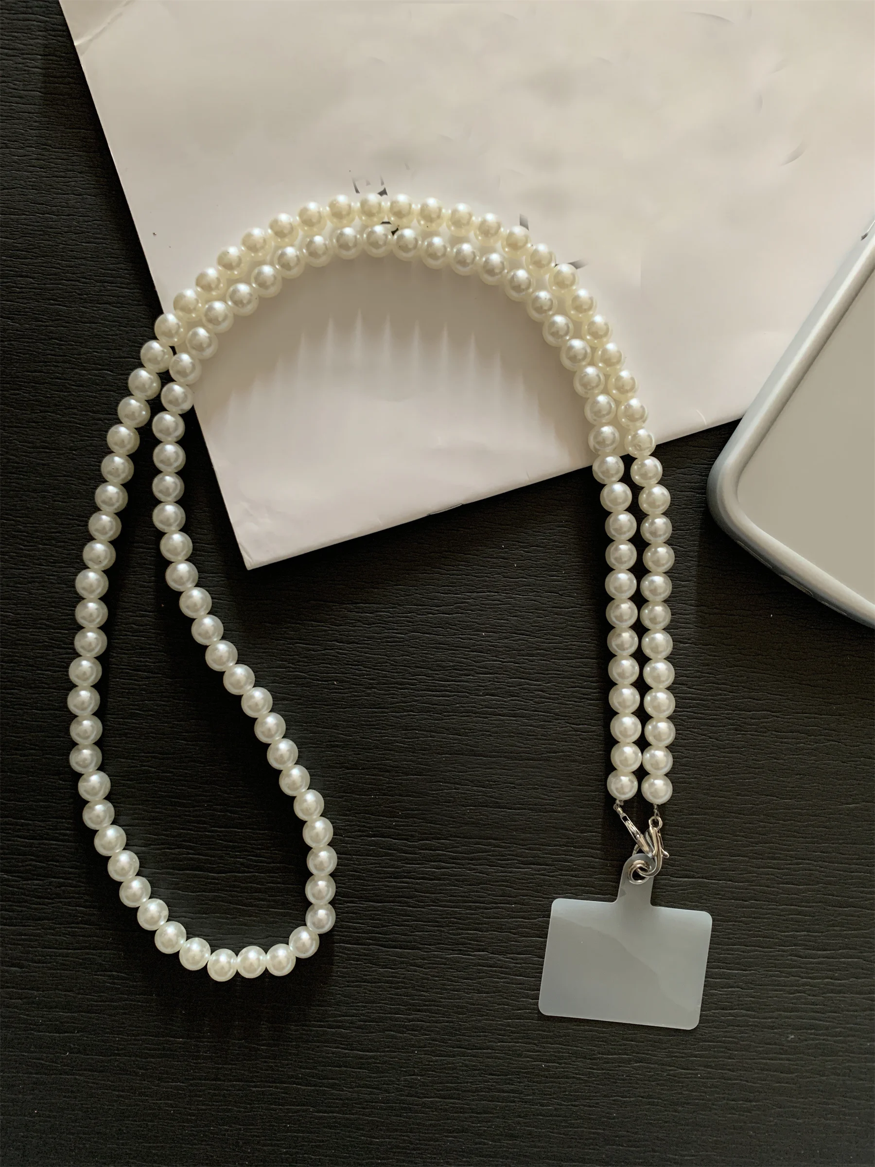 Universal-Mobile-Phone-Corssbody-Lanyard-Straps-Pearl-Bracelet-Chain ...