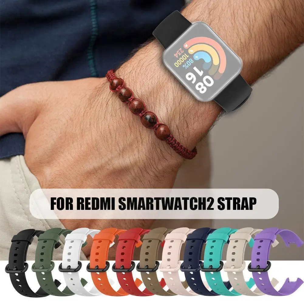 Watch Strap for Xiaomi Mi Watch Lite Strap Replacement Wristband Silicone Strap For Redmi Watch ...