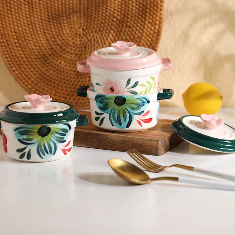 High-value-Niche-Ceramic-Stew-Cup-with-Lid-Household-Small-Soup-Cup ...