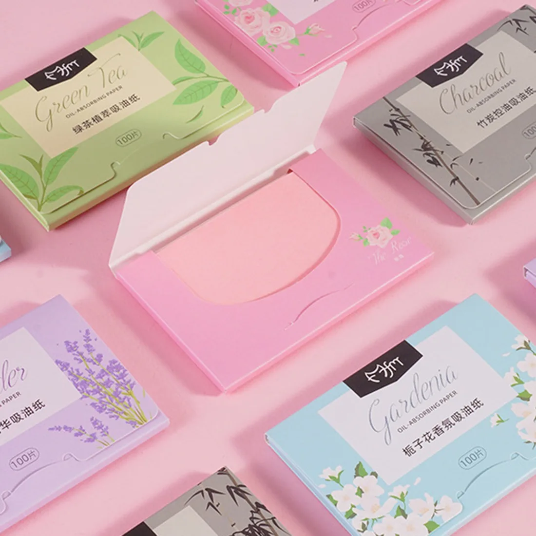100Pcs-Face-Oil-Blotting-Paper-Protable-Face-Wipes-Facial-Cleanser-Oil ...