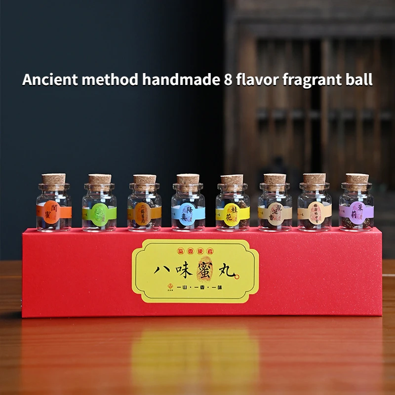 Ancient-Method-Handmade-8-flavor-Incense-Ball-Gift-Box-Sachet-clothing ...