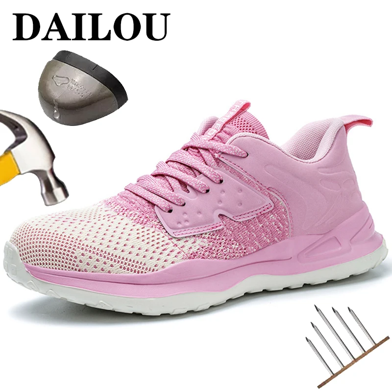 Breathable-Work-Sneakers-Women-Men-Safety-Shoes-Lightweight-Anti-Smash ...