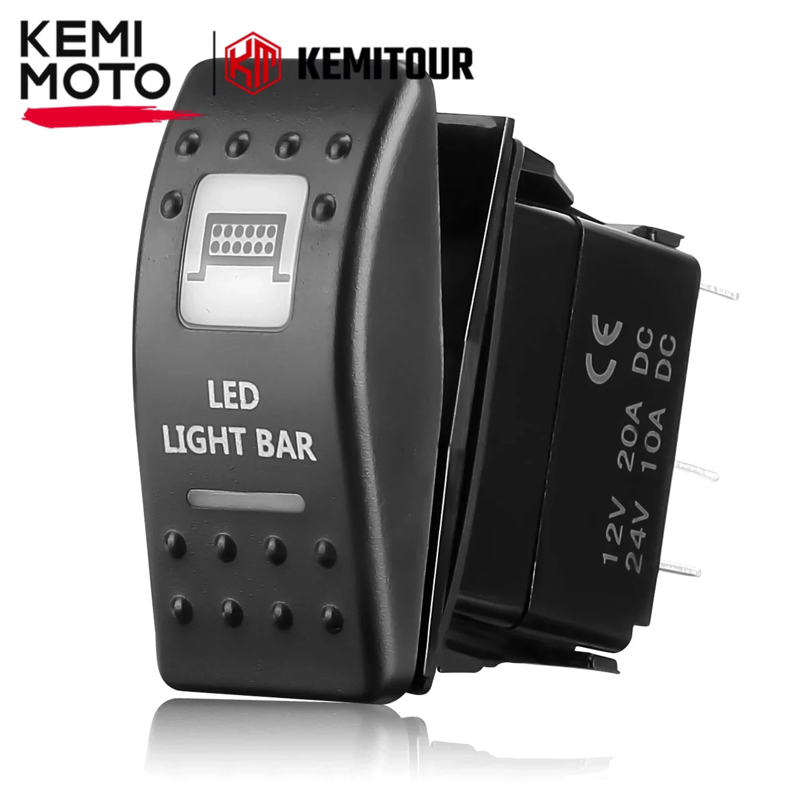 KEMiMOTO-Rocker-Switch-Illuminated-LED-WINCH-Rear-Front-lights-for-Can ...