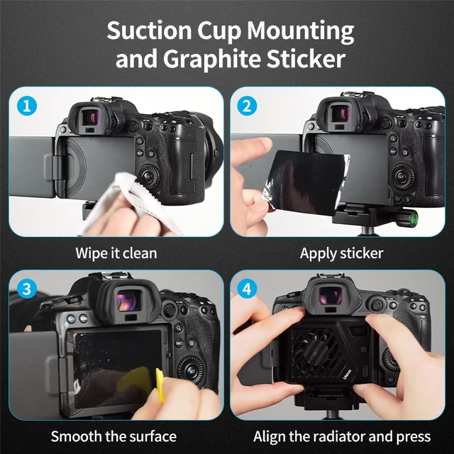 울란지 CA25 카메라 냉각 시스템: 고급 냉각 성능과 편리한 기능으로 더욱 안정적인 영상 촬영을 위해