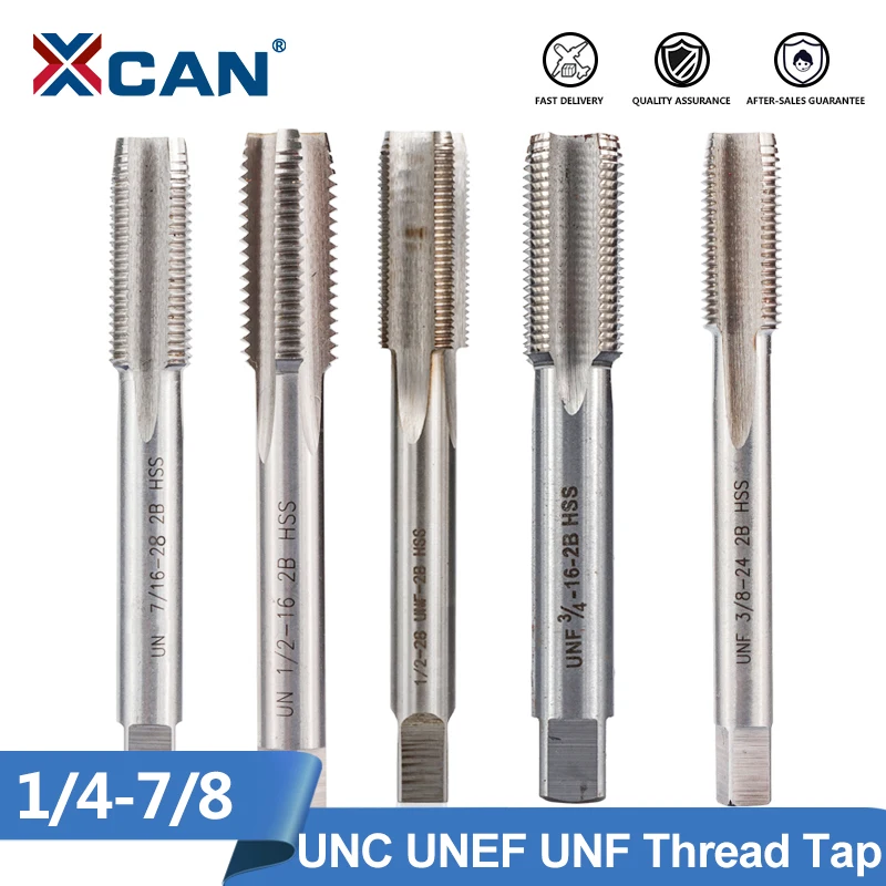 XLilThread-Tap-UNC-UNEF-UNF-Machine-Tap-Droitier-Filetage-de-vis ...