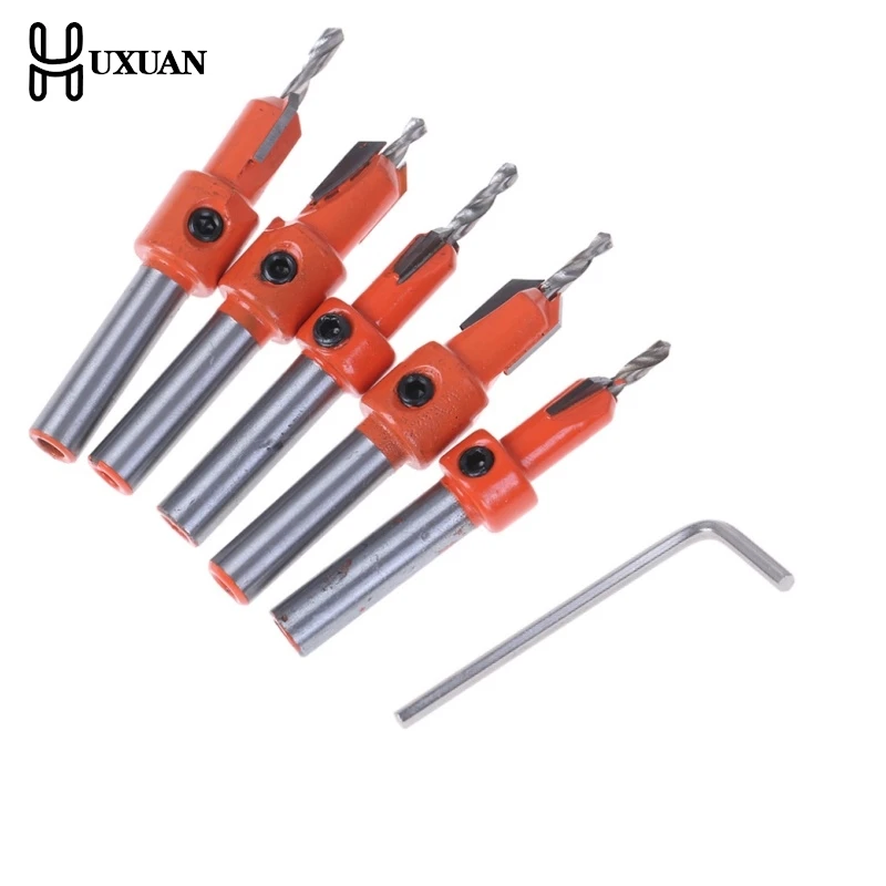 8mm-Shank-HSS-Woodworking-Countersink-Router-Bit-Screw-Extractor-Remon ...