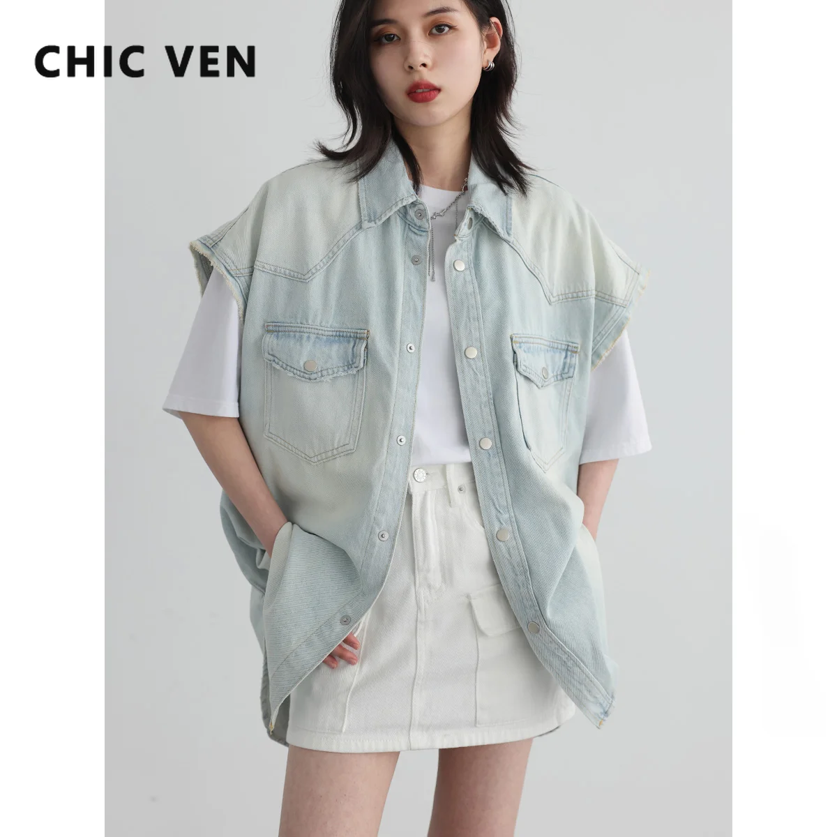CHIC-VEN-Women-s-Vests-Casual-Loose-Right-Angle-Shoulder-Sleeveless ...