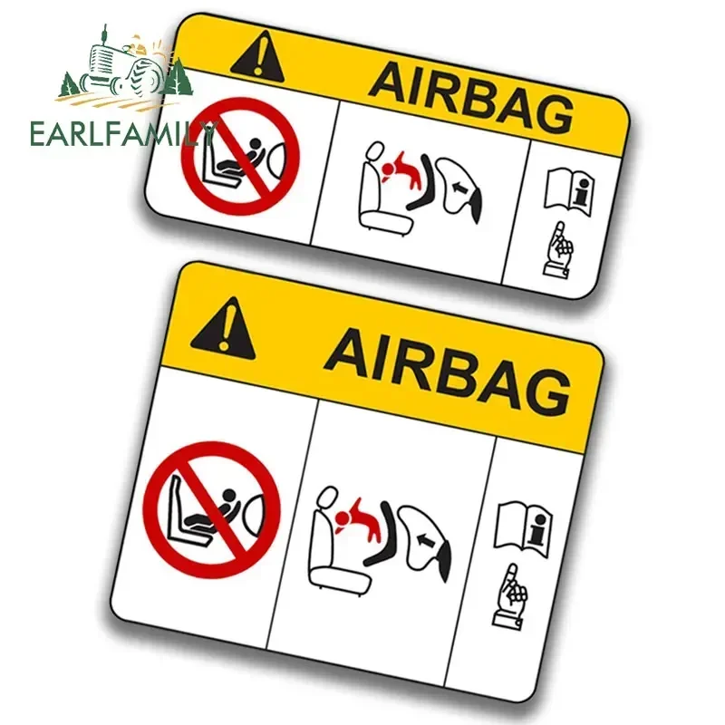 EARLFAMILY-13cm-for-Airbag-Warning-Car-Stickers-Vinyl-Caravan ...