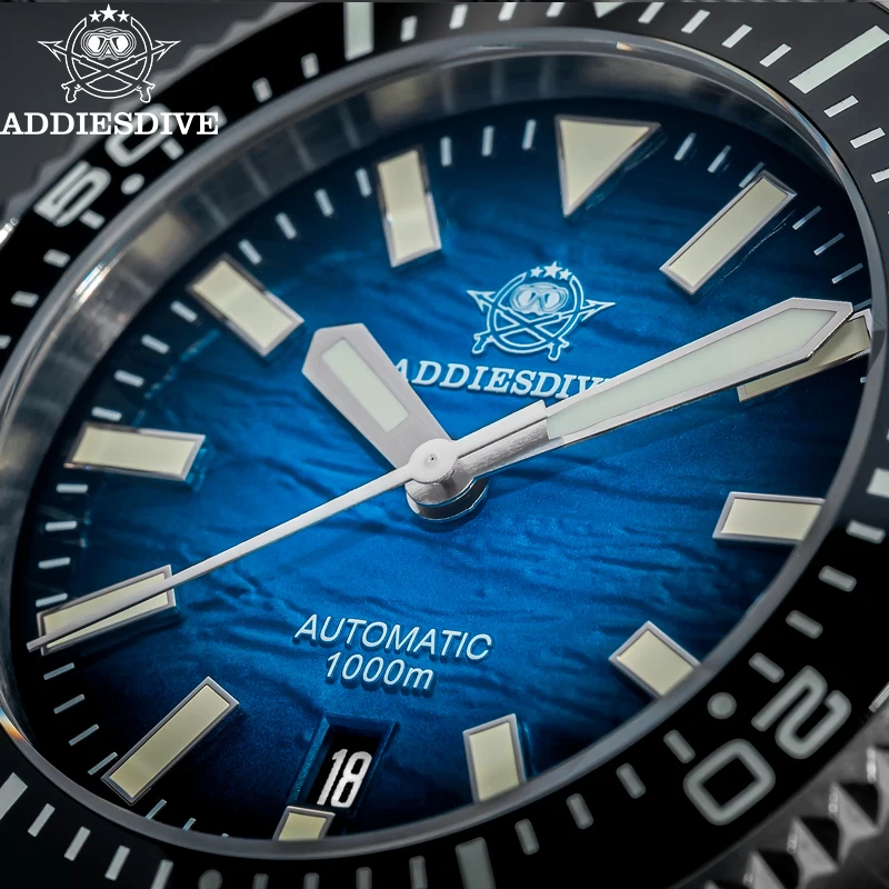 Reloj de buceo ADDIESDIVE para hombre, zafiro de lujo NH35, gradiente ...