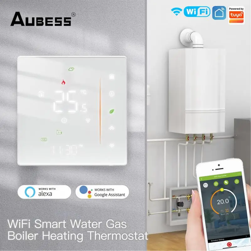 MOES-Thermostat-WiFi-Wireless-Room-Temperature-Controller-Of-Water ...