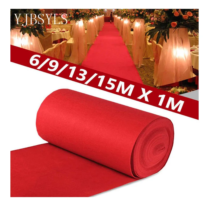 6-9-13-15m-Outdoor-Red-Carpet-Mats-Aisle-for-Wedding-Banquet-Film ...