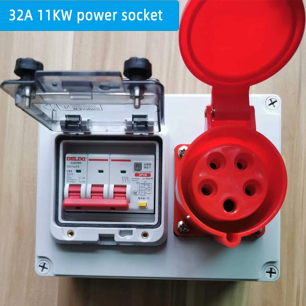 32a 7.2kw 11kw Cee Socket On Off Switch Cee Outlet Wall Mount Electric ...