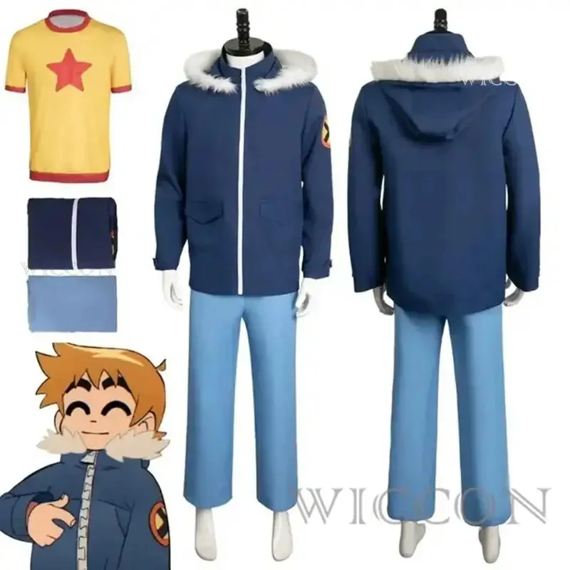 Scott Pilgrim lleva Scott Cosplay disfraz de fantasía para hombres ...
