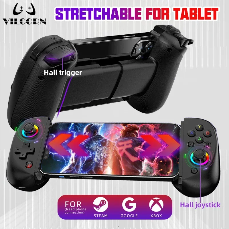 VILCORN-D8-Telescopic-Gaming-Controller-Streaming-Gamepad-for-Tablet-Android-iOS-PS3-PS4-Switch ...