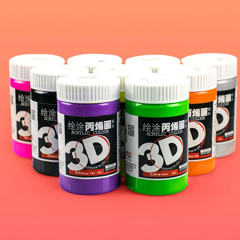3D-Acrylic-Paint-500ml-Large-Capacity-Outdoor-Hand-painted-Textile ...