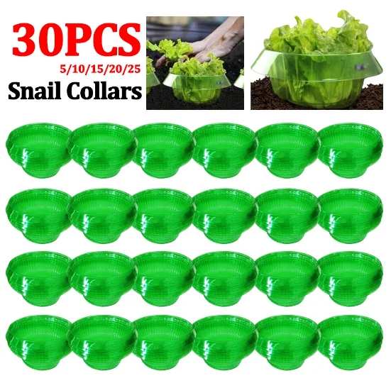 Snail-Collar-Vegetable-Protector-Slug-Plant-Protection-Reusable-Water ...