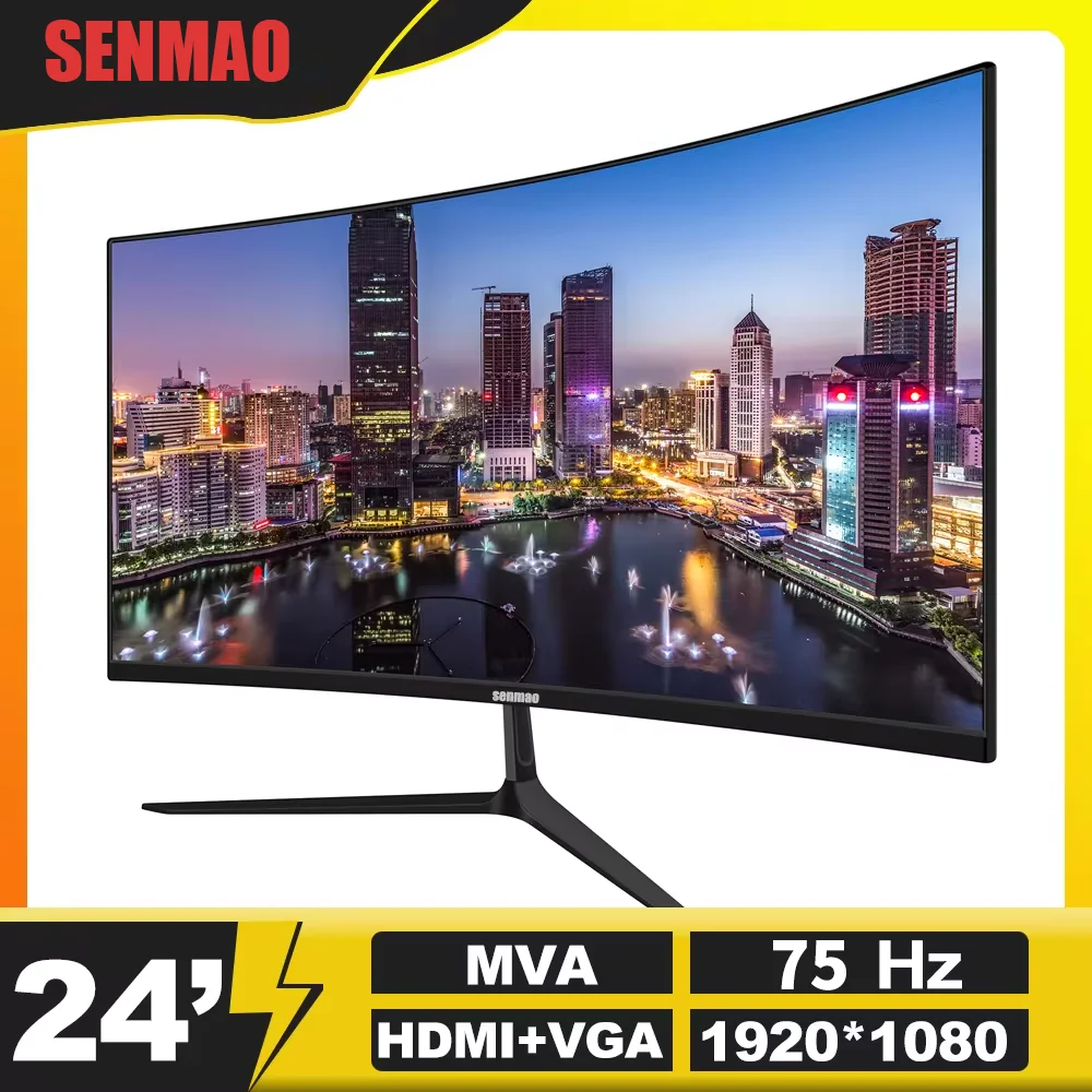 SENMAO-Monitor-24-inch-FHD-1920-x-1080-16-9-Ratio-75Hz-Refresh-Rate-16 ...