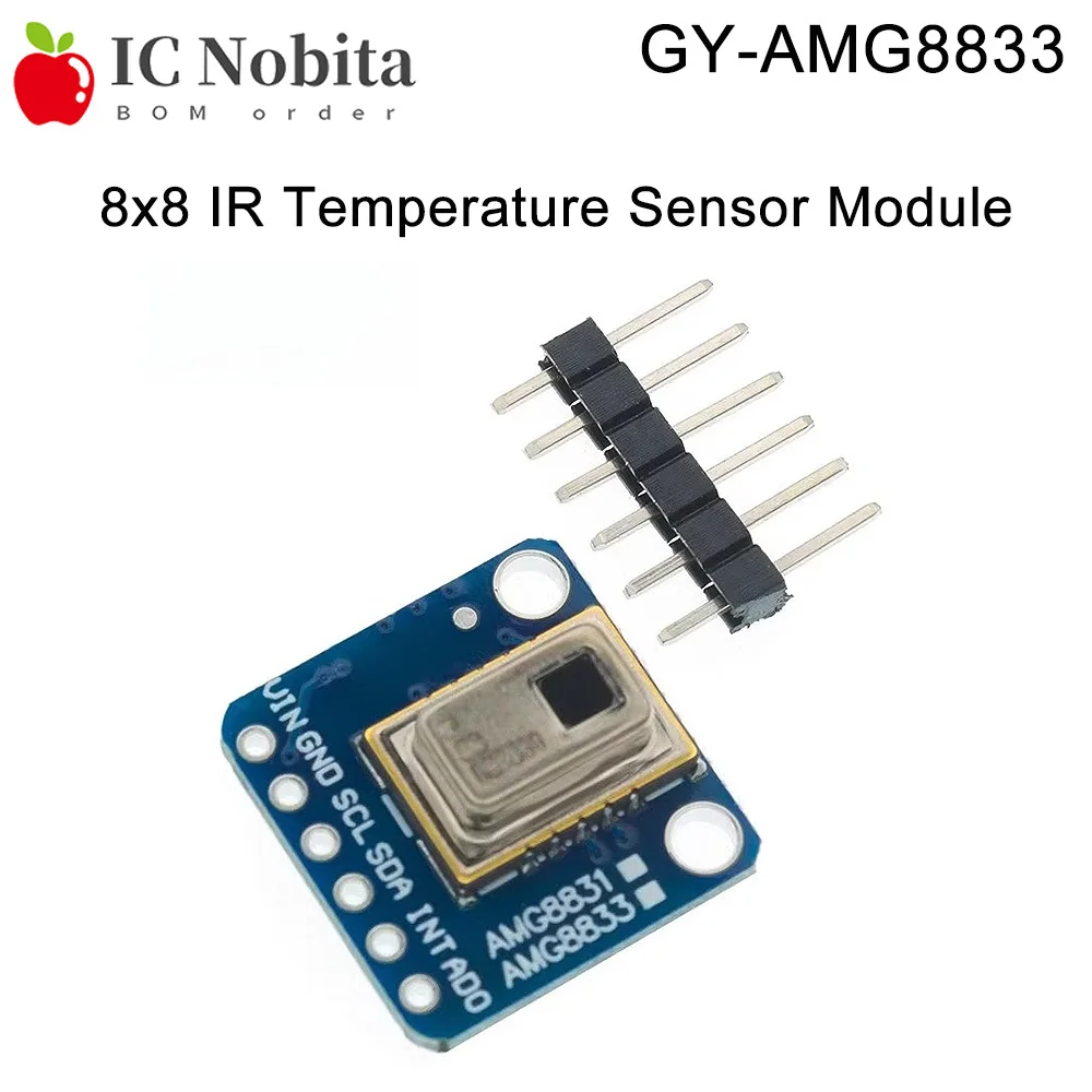GY-AMG8833 8x8 IR Thermal Imaging Camera Temperature Sensor Module Grid-EYE Infrared Thermopile ...